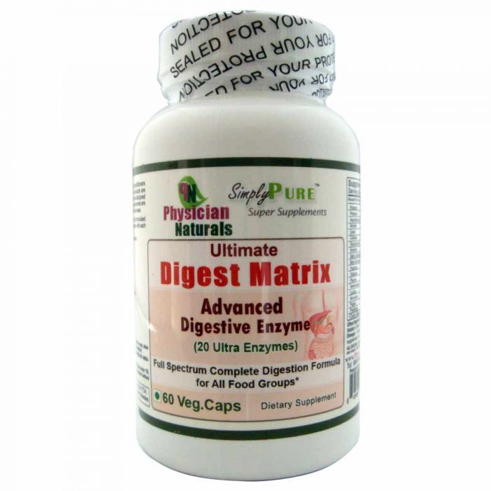 Physician Naturals Ultimate Digest Matrix Complete Digestion Formula ...