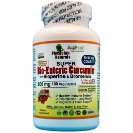 Super Bio Enteric Curcumin with Bioperine Bromelain & Black Cumin Seed ...